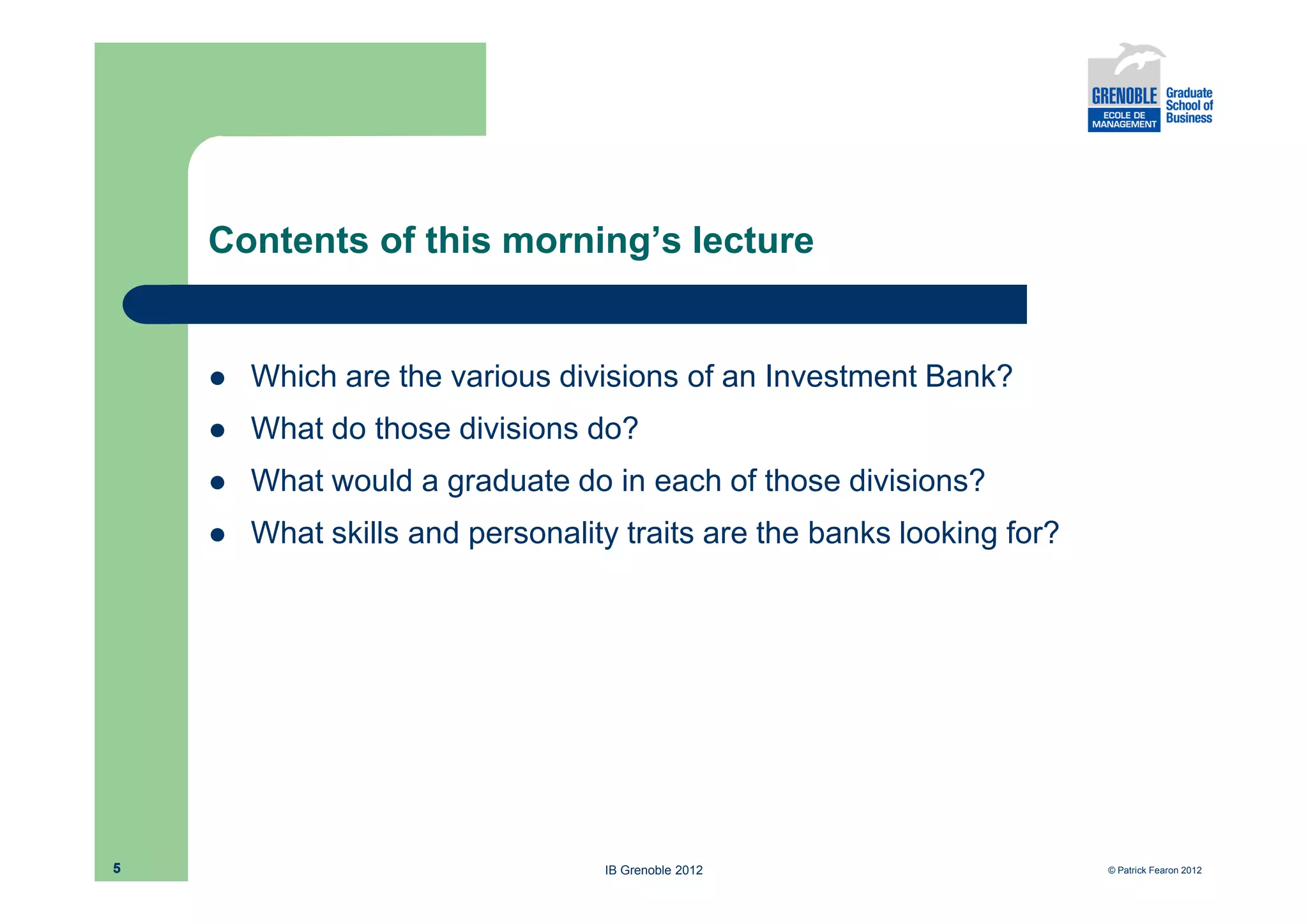 What is investment banking | PDF