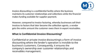 What is Invoice Discounting How it Works, Meaning & Advantages.pptx