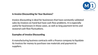 What is Invoice Discounting How it Works, Meaning & Advantages.pptx