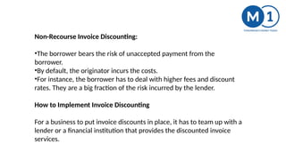 What is Invoice Discounting How it Works, Meaning & Advantages.pptx