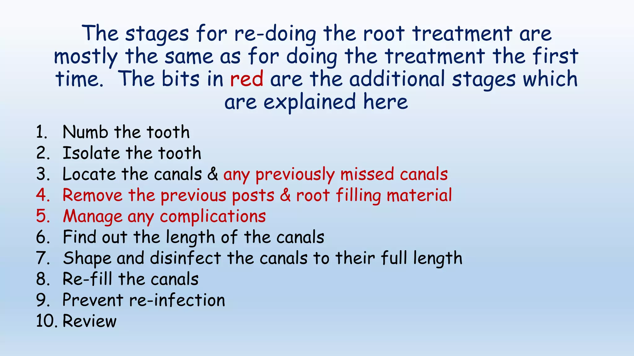 What is involved in root canal re treatment | PDF
