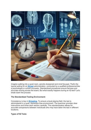 What is an IQ testing | IQ Score | IQ Level | PDF