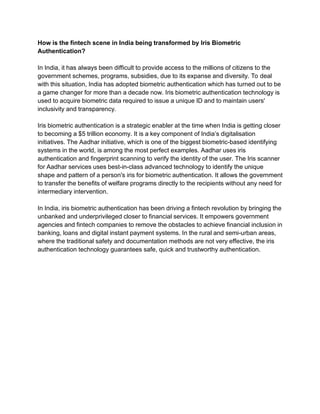 What Is Iris Biometric Authentication, How Does It Work, and What Are ...