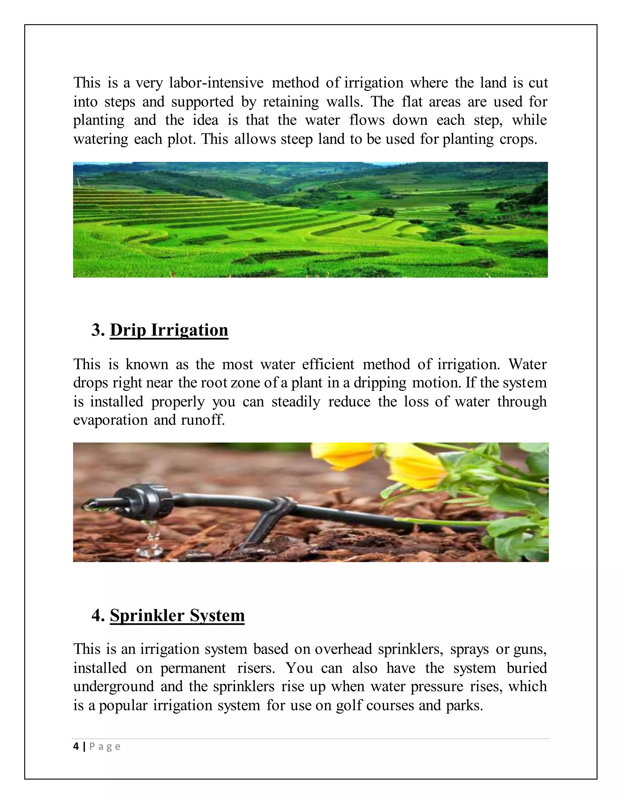 What is irrigation | DOCX