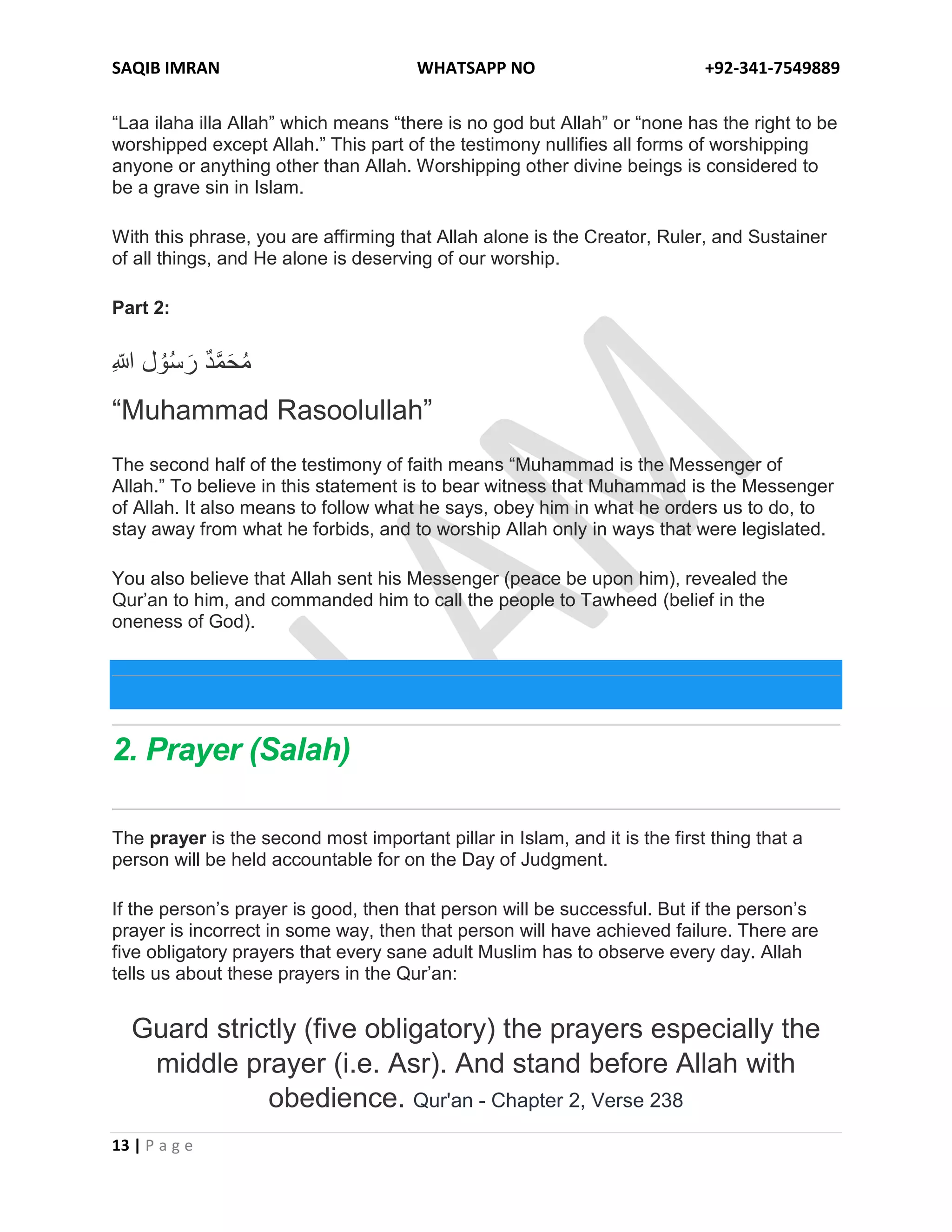 What is islam. | PDF