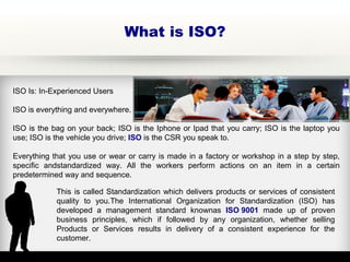What is ISO? | PDF | Business | Business and Finance