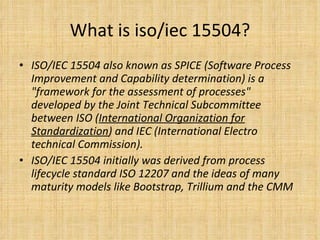 ISO/IEC 15504 | PPT