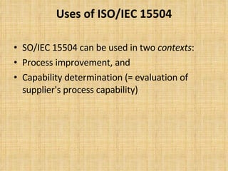 ISO/IEC 15504 | PPT