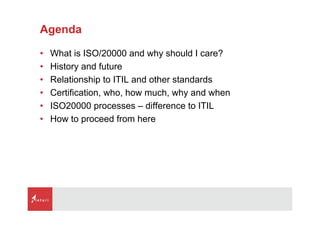 What is ISO20000 | PDF