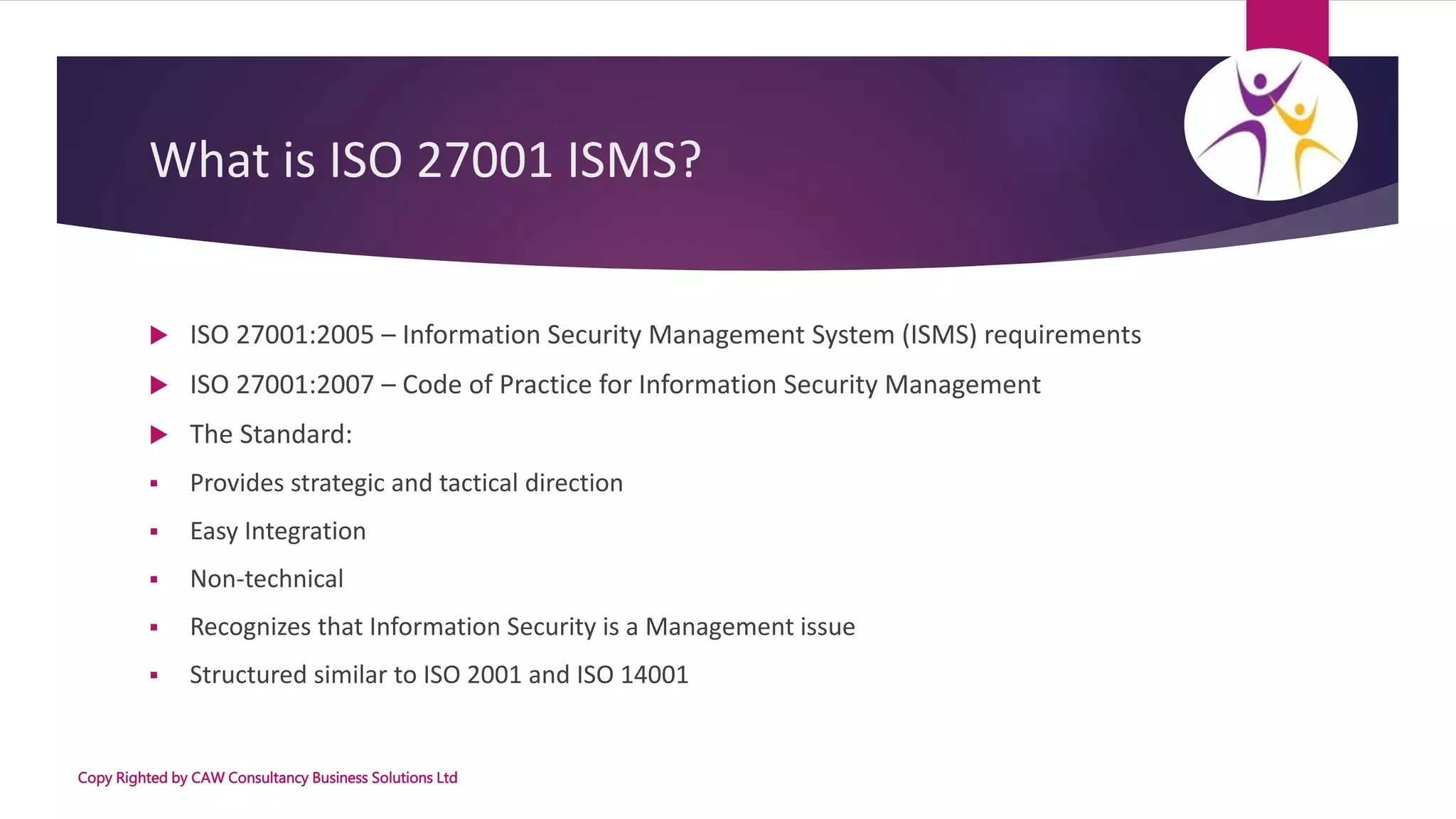 What is iso 27001 isms | PPTX