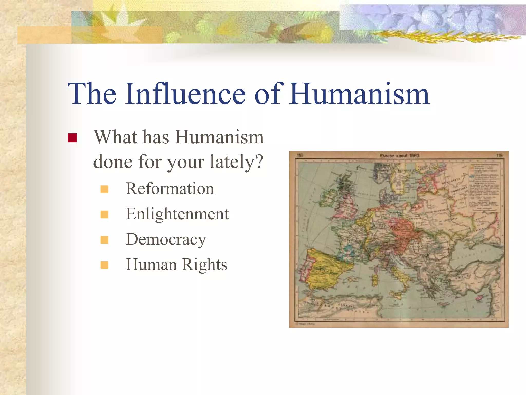 What is it about Humanism? | PPT