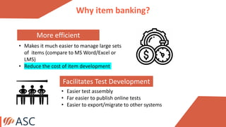 What is Item Banking? How does it help improve educational assessment ...