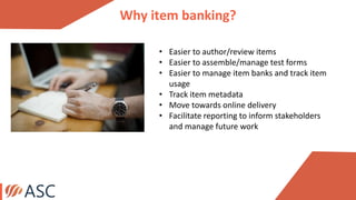 What is Item Banking? How does it help improve educational assessment ...