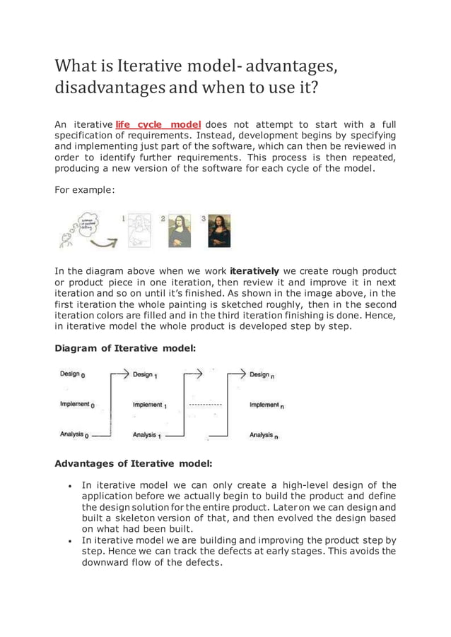 What is iterative model | PDF