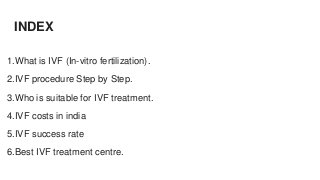 What is IVF(in-vitro fertilization , its procedure , success rate ...