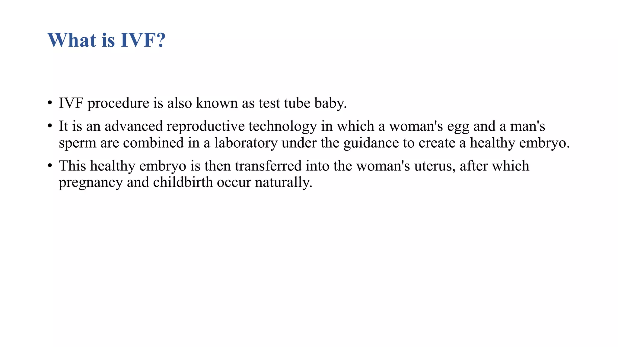 What is IVF? Learn the complete process, benefits, and success rate of ...