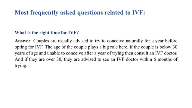 What is IVF? Learn the complete process, benefits, and success rate of ...