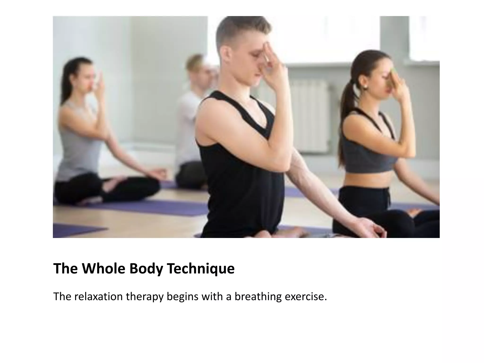 What is jacobson's relaxation technique | PDF