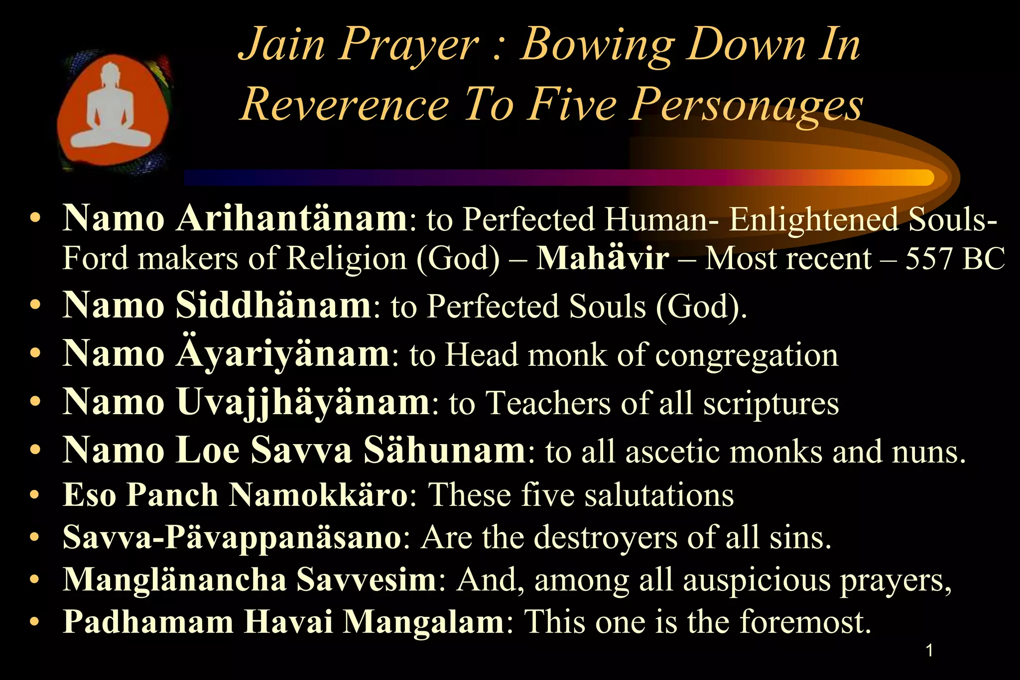 What is jainism 2009 | PPT