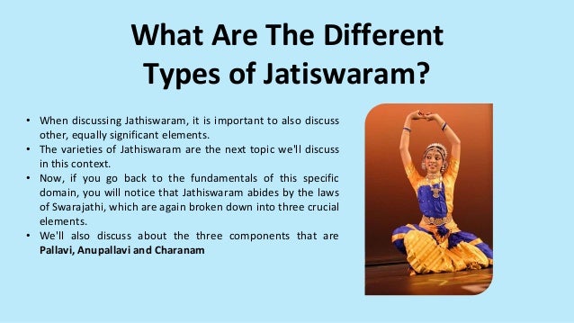 What is Jathiswaram in Bharatanatyam - Kafqa Academy | PPT