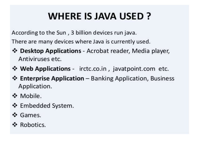 What is java? | PPTX