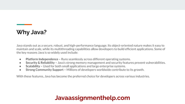 What Is Java Used For? Everything You Should Know | PPT