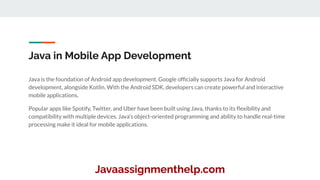 What Is Java Used For? Everything You Should Know | PPT