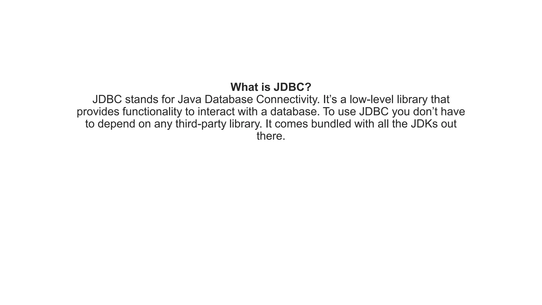 What is JDBC.pptx