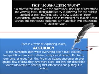 WHAT IS JOURNALISM | PPTX