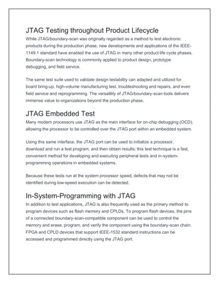 What is JTAG..pdf | Computing | Technology & Computing