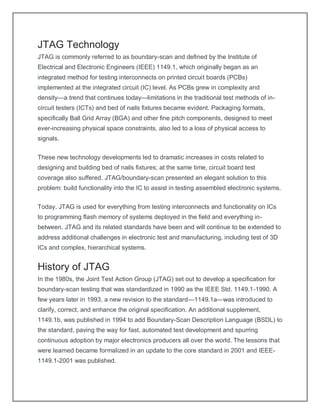 What is JTAG..pdf | Computing | Technology & Computing