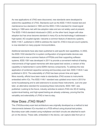 What is JTAG..pdf | Computing | Technology & Computing