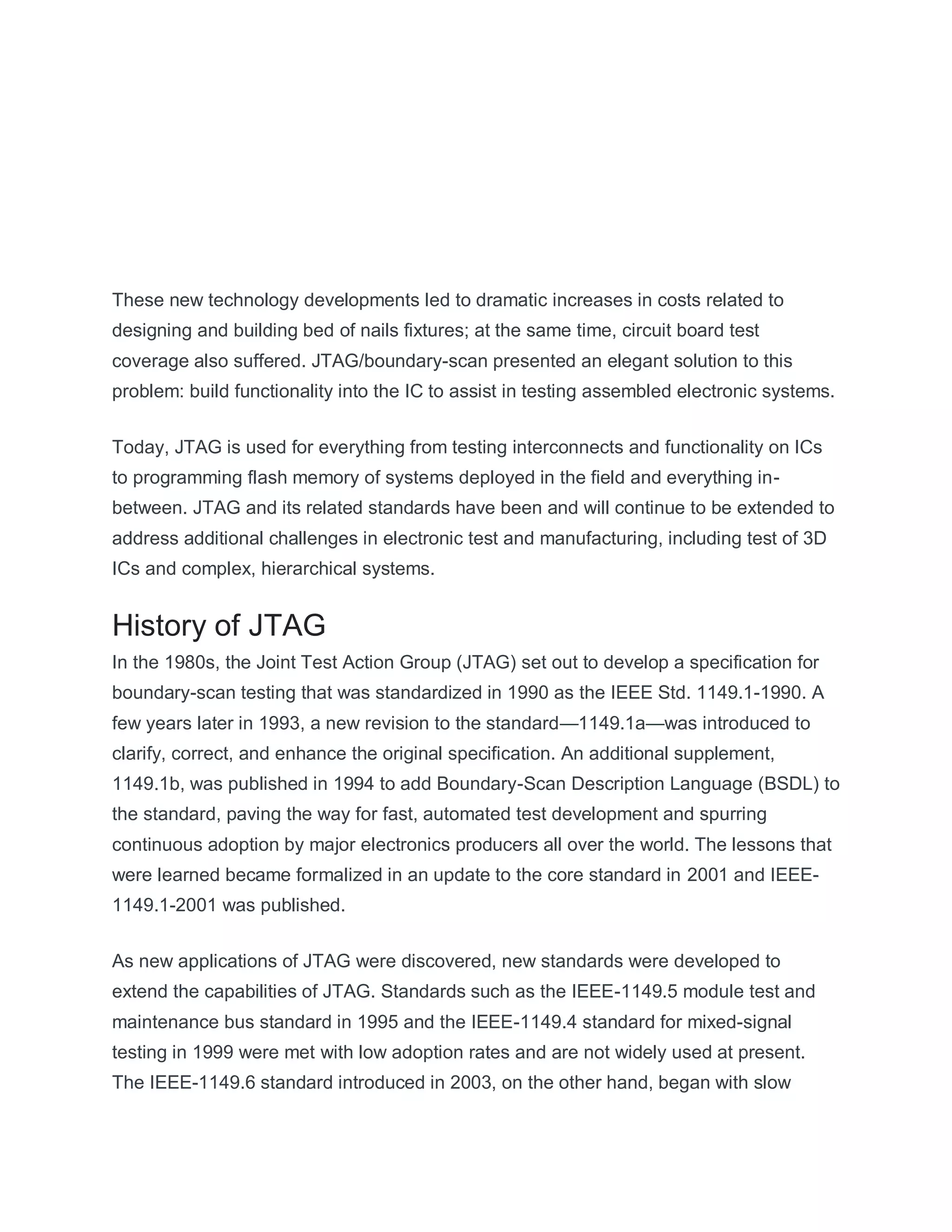 What is JTAG? | PDF | Computing | Technology & Computing