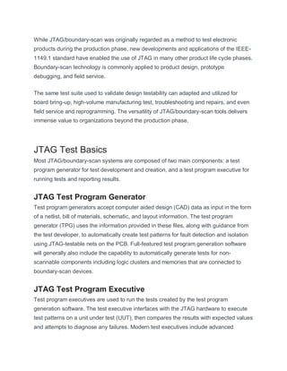 What is JTAG? | PDF | Computing | Technology & Computing