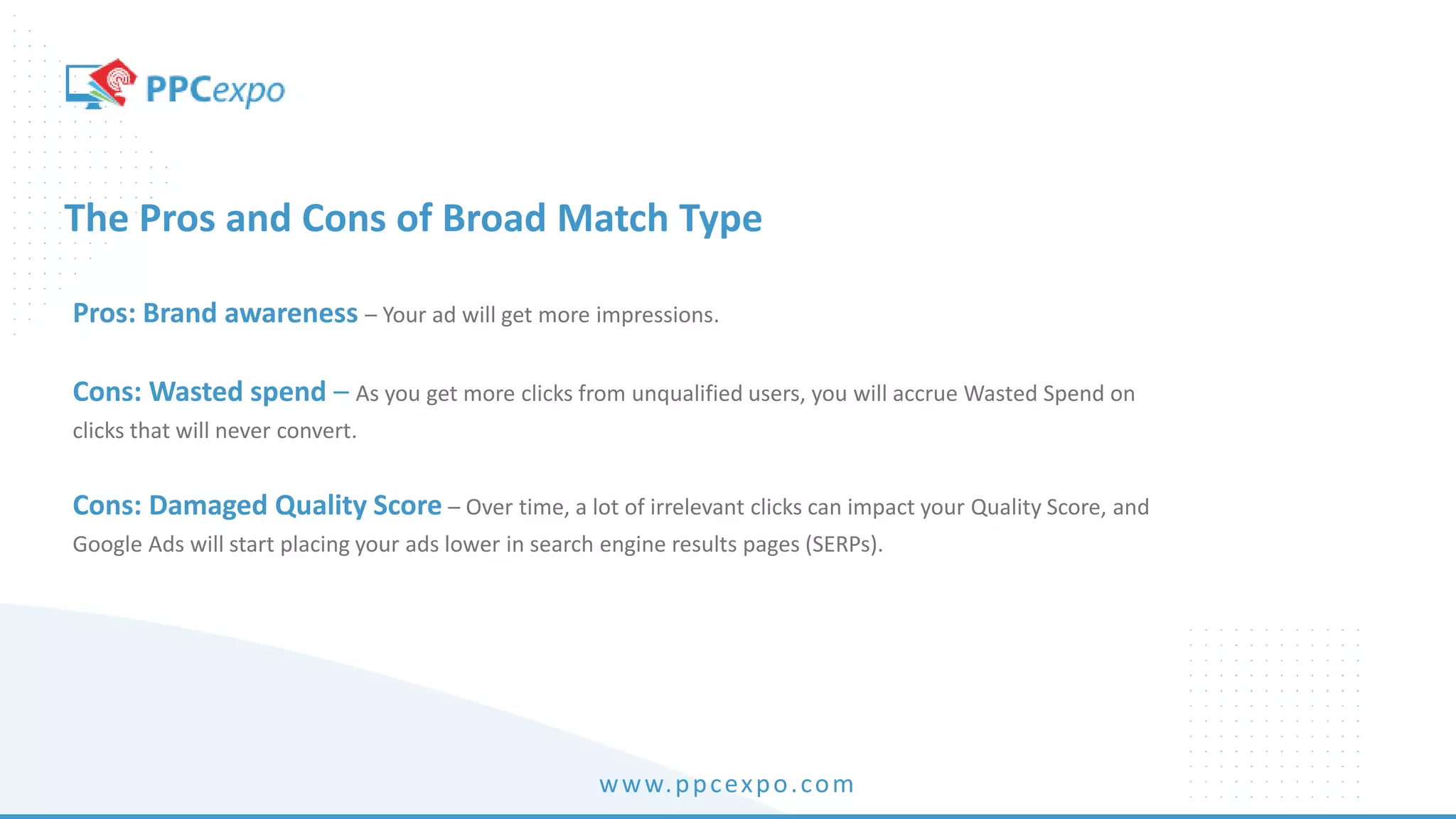 What is keywords match type? | PPT