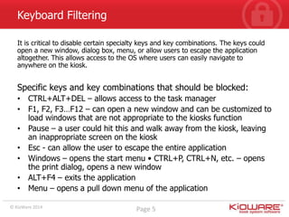 What is kiosk system software? | PPT