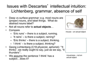 What is knowledge 2016 revision the cogito, the trademark argument | PPTX