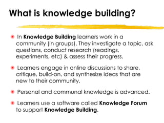 What is knowledge building | PDF