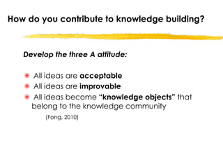 What is knowledge building | PDF