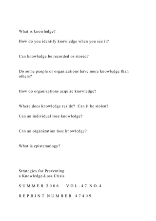 What is knowledgeHow do you identify knowledge when you see i.docx