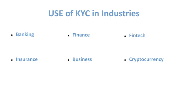 What is Know Your Customer(KYC)?.pptx | Business | Business and Finance