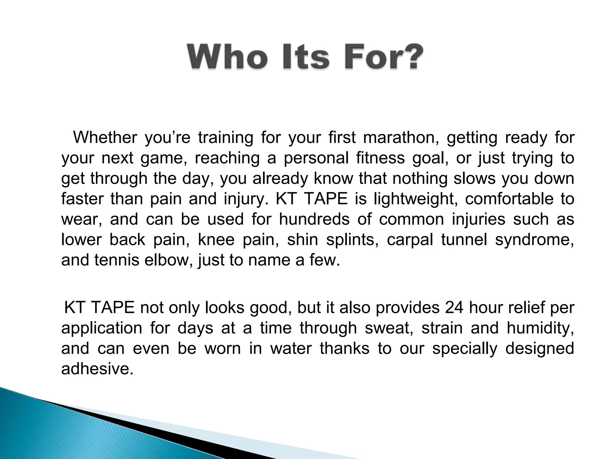 What is KT Tape | PPT