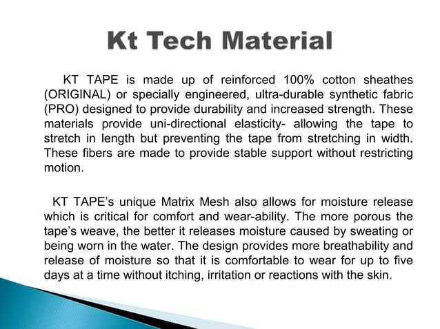 What is KT Tape | PPT