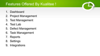 What is kualitee | PPT