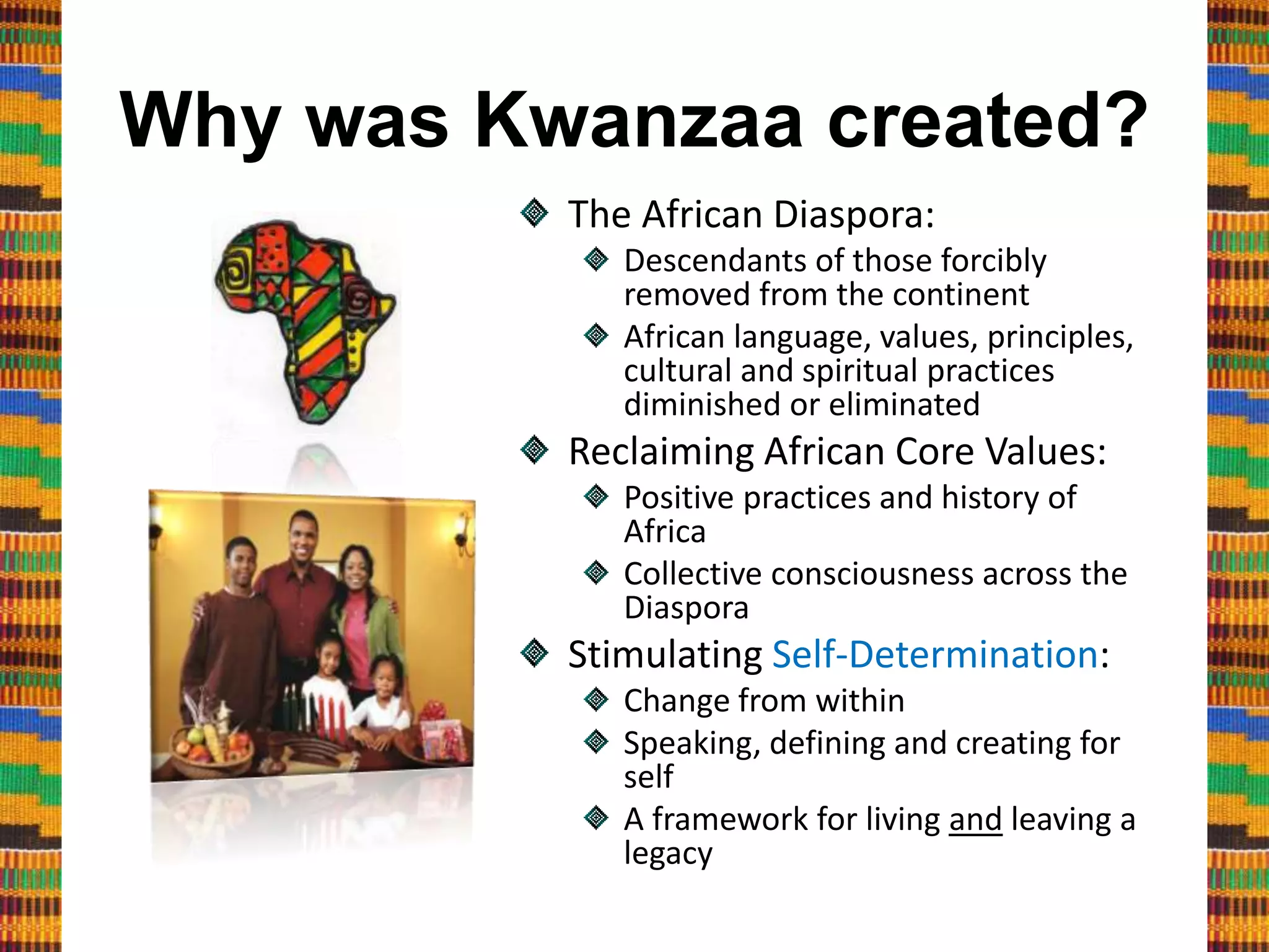 Kwanzaa - A Celebration of Principles | PPTX