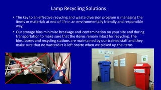 What is lamp recycling | PPTX