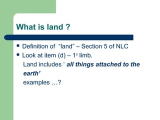 What is land | PPT | Home Appliances | Home & Garden