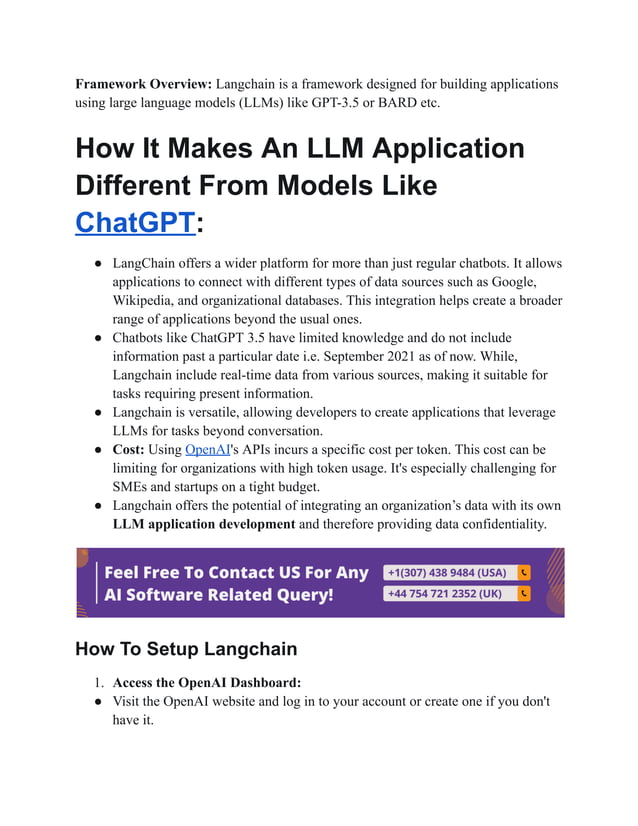 What is langchain | PDF