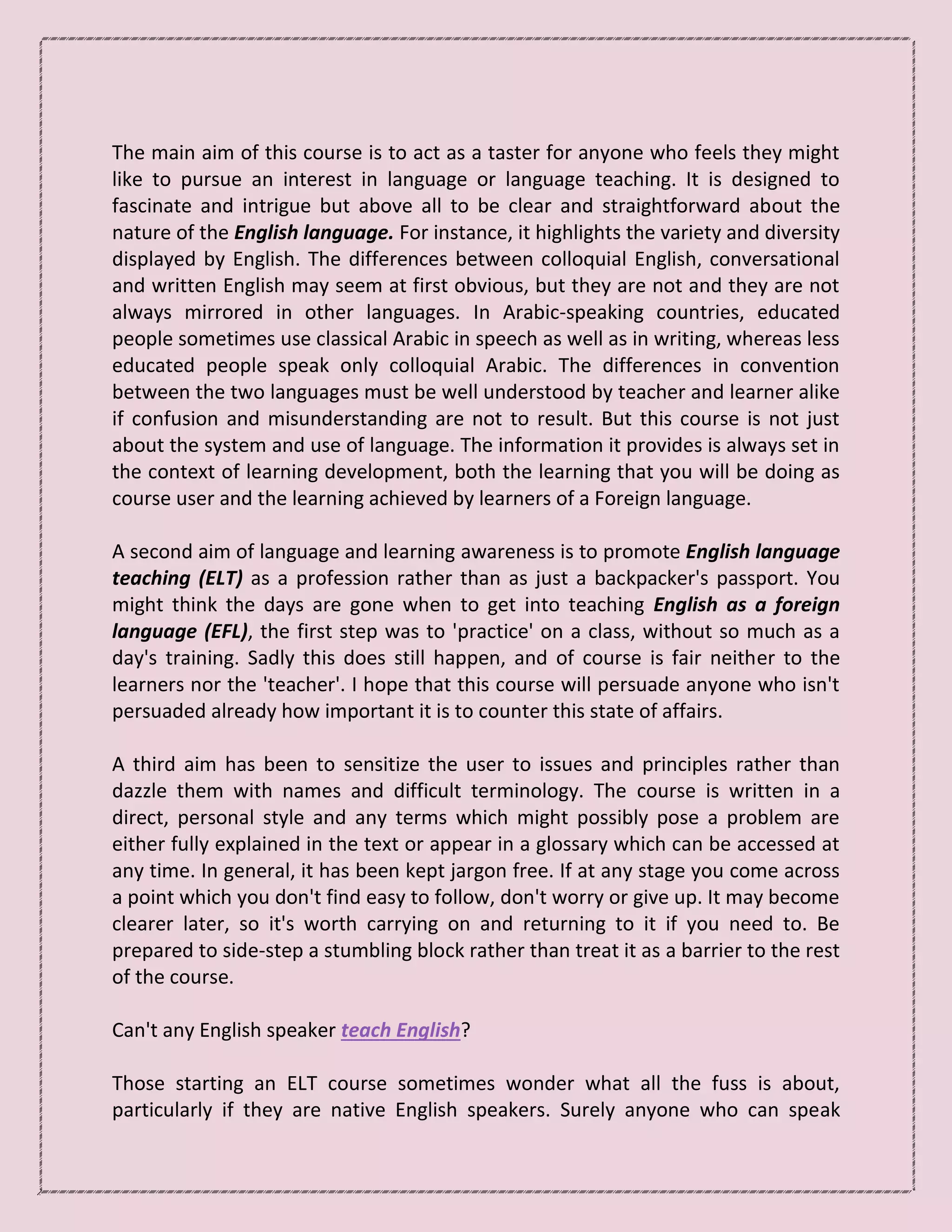 What Is Language And How Do We Learn It? | PDF