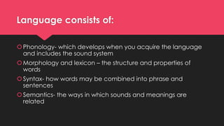 What is language | PPT | Free Download
